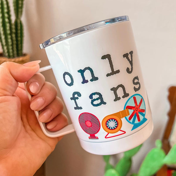 Only Fans Coffee Travel Mug – Turquoise and Tequila